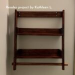 DIY Floating Ladder Shelf Printable Plans - DIY Designs By Anika