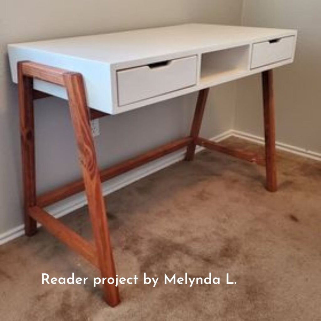 DIY A-Frame Desk Printable Plans - DIY Designs By Anika