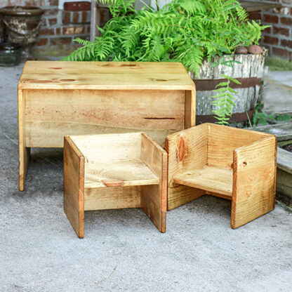 DIY Convertible Toddler Table and Chairs Printable Plans - DIY Designs ...