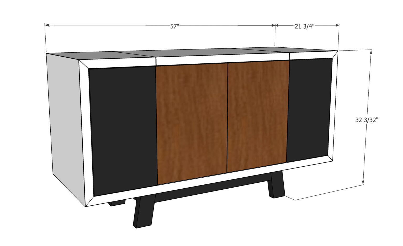 DIY Record Player Cabinet Printable Plans - DIY Designs By Anika