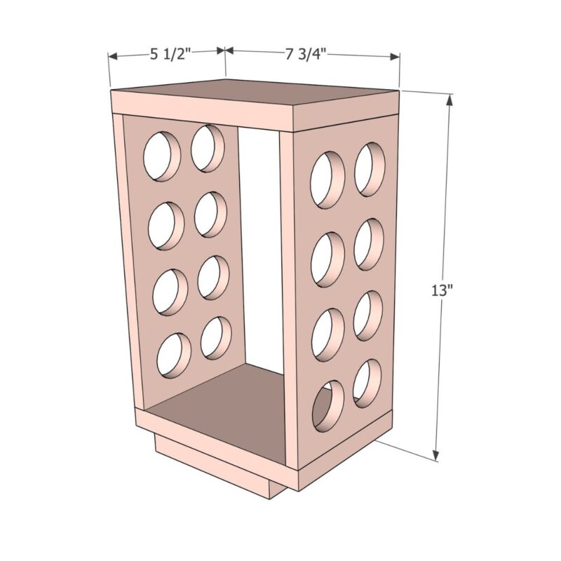 Rotating Spice Rack - DIY Designs By Anika